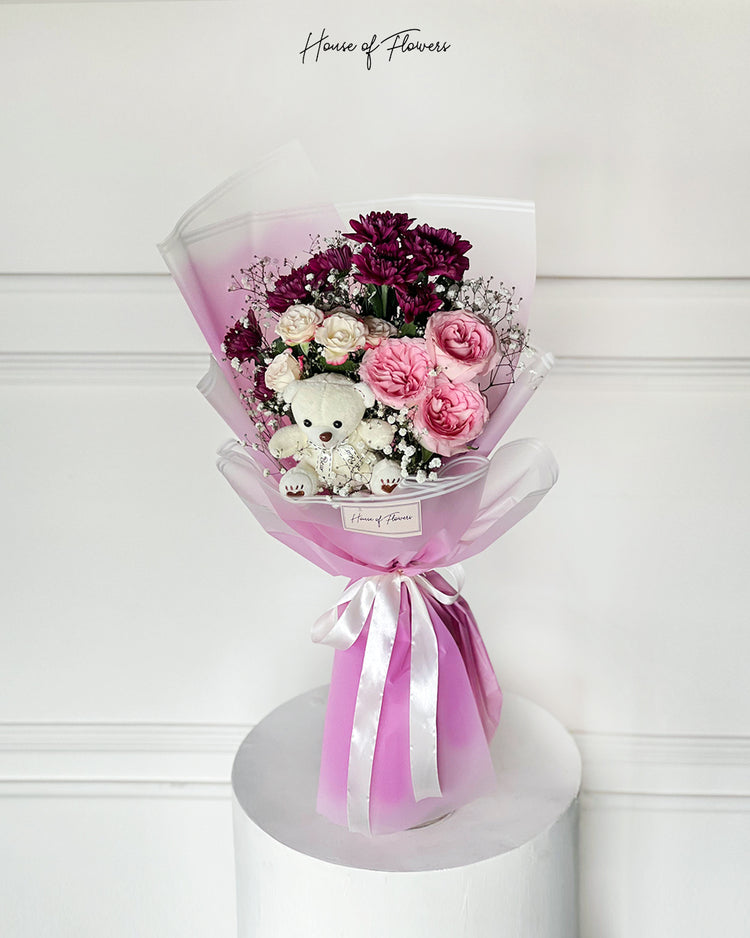 Buy Red Roses Flowers & Fresh Bouquet Online In Pakistan – House of Flowers